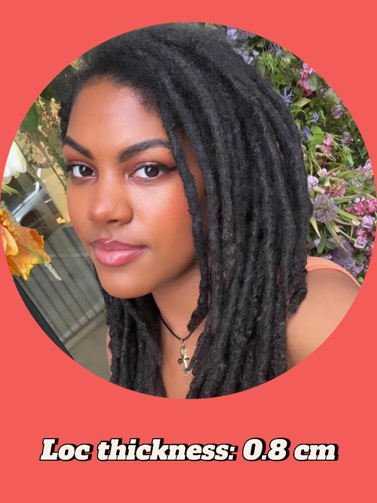 Human Hair 12 Inch Loc Extensions Bundles - LocE-PL