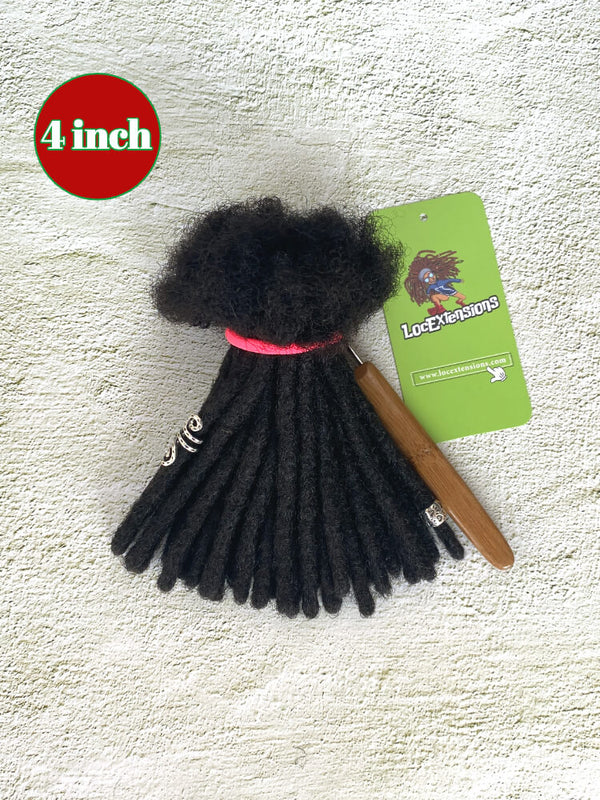 4 Inch Loc Extensions Human Hair Bundles – Premium Quality, Natural ...