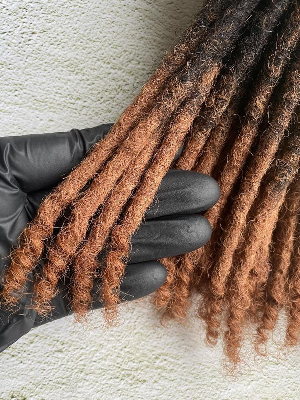 Handmade Real Human Loc Extensions With Curly Ends(Color #30) - LocE-PL