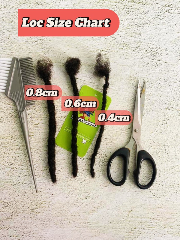 Buy Anwi Textured Interlocked Human Hair Loc Extensions in Natural ...