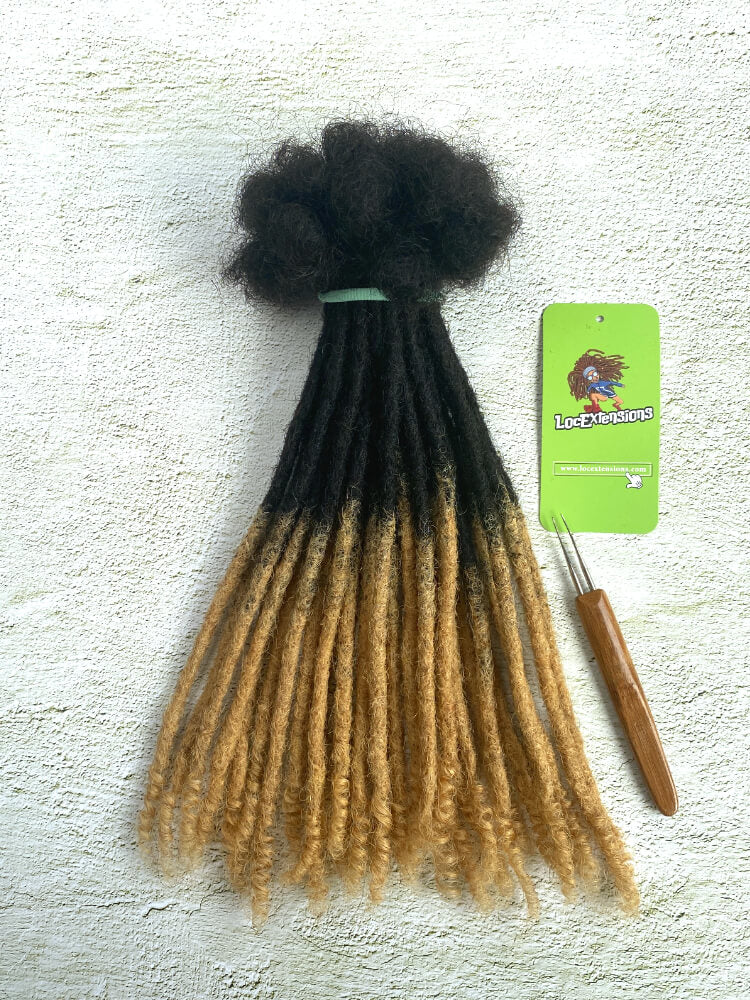 Get Playful with Curly Ends Human Hair Loc Extensions - LocE-PL