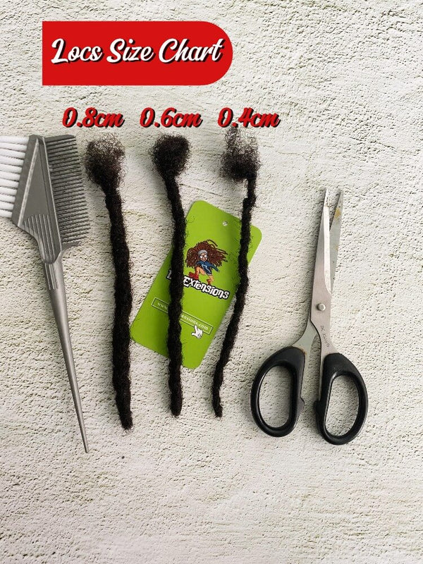 Elevate Your Look: Anwi Textured Human Hair Loc Extensions with Honey ...