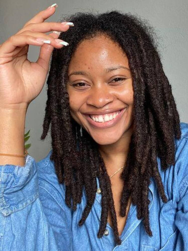 Best 100% Human Hair Dreadlock Extensions Medium Size - LocE-PL